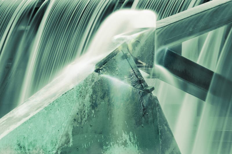 Steel in water stock image. Image of flow, concrete, stream - 29716229