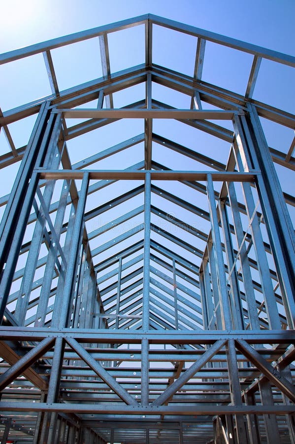 Steel construction stock photo. Image of construction - 8394788