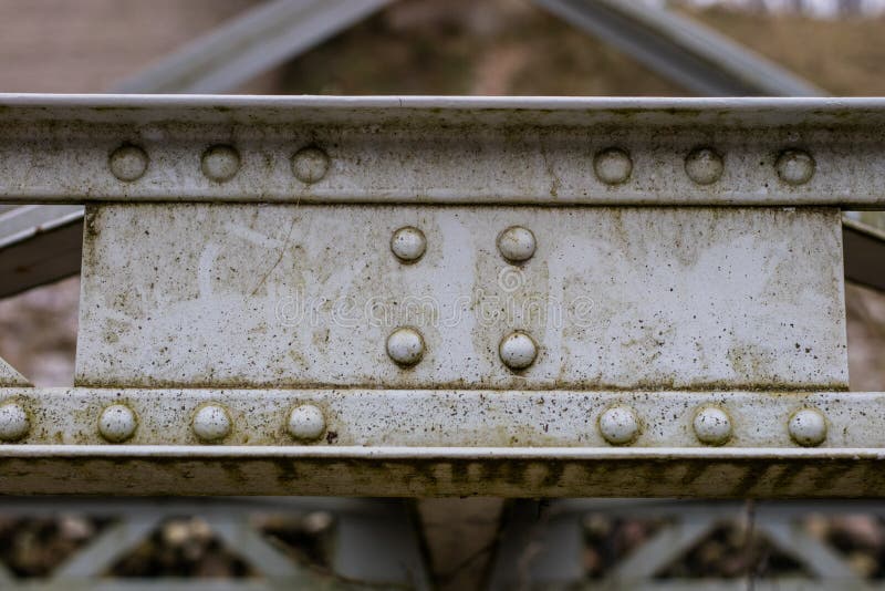 Steel Construction, Lattice Connected by an Old Method for Rivet Stock ...