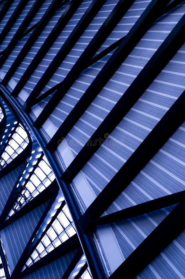 Steel construction editorial photography. Image of building - 55300197