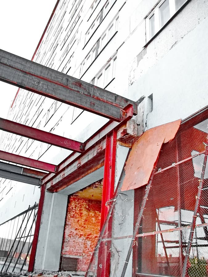 Steel Construction Structures Stock Photo - Image of installation ...