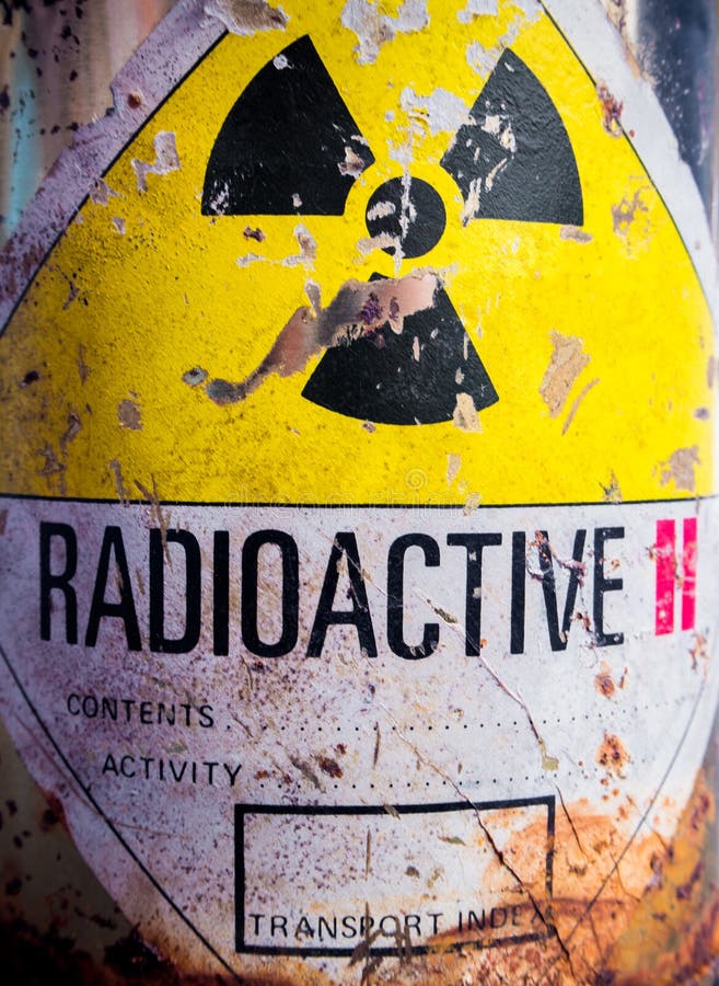 Radioactive Material Safety Containment Container Stock Photo - Image ...