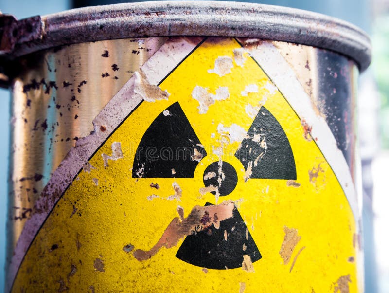 Radioactive Material Safety Containment Container Stock Photo - Image ...
