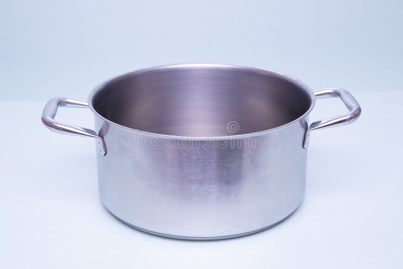 Steel Cooking Pot. a Cooking Tool Stock Image - Image of cook, isolated ...