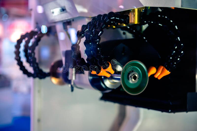 Steel Cutter Machine in Factory Stock Image - Image of industrial ...