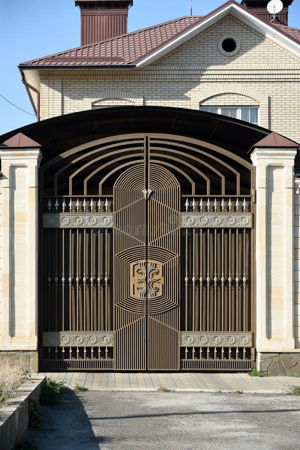 Decorative Gates. stock image. Image of lattice, design - 35095061