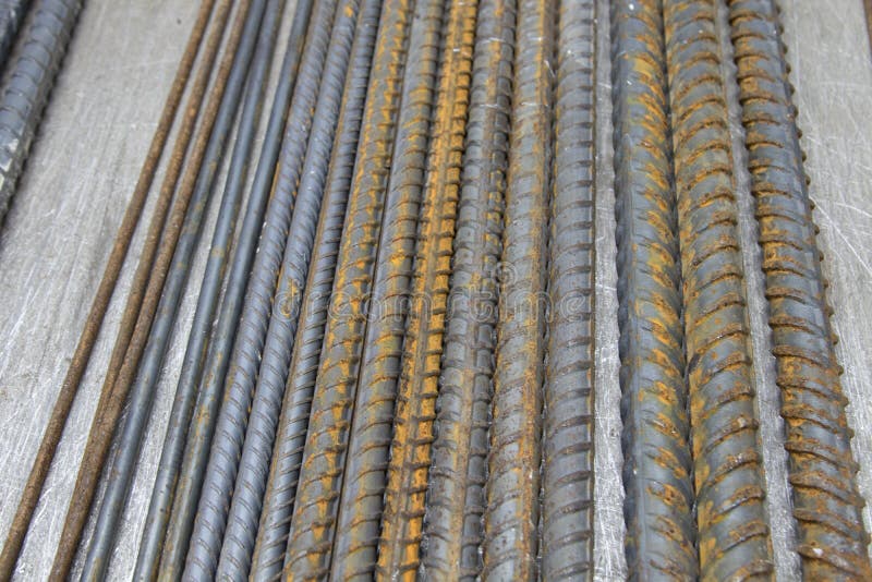 Deform Bar Steel Bars With Wire Rod Used In Foundation Footing Stock ...