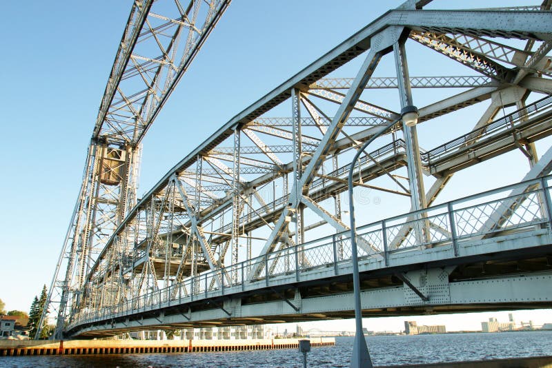 Draw Bridge in West Palm Beach Stock Photo - Image of clouds, stop ...