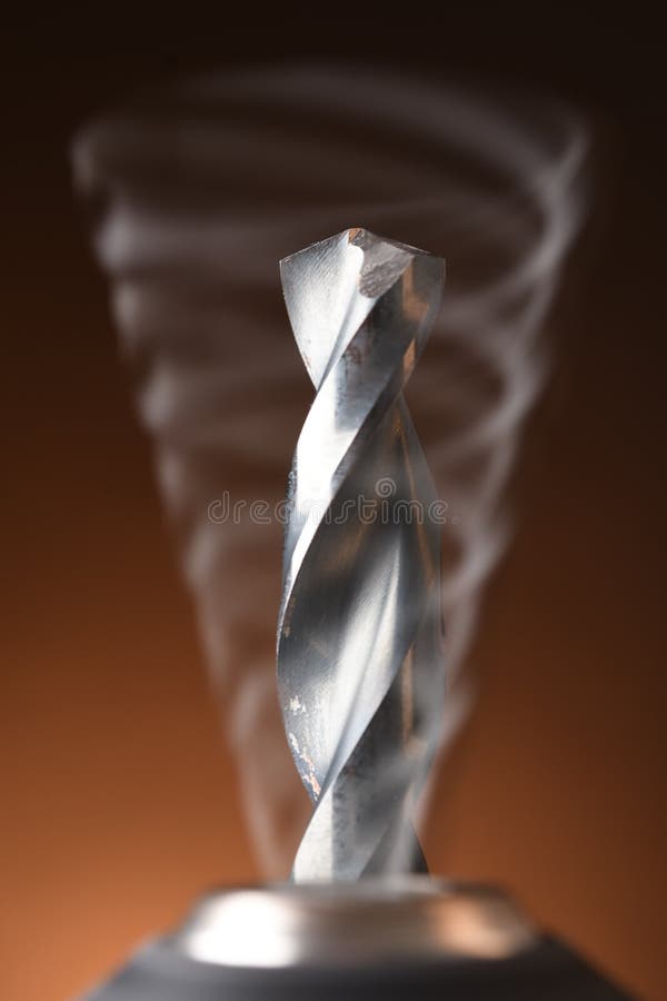 Steel Drill Bits in Drill Chuck Stock Photo - Image of tools ...
