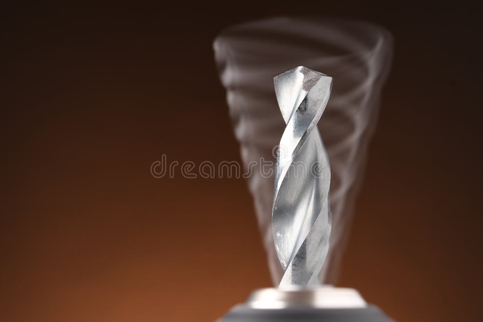 Steel Drill Bits in Drill Chuck Stock Photo - Image of chuck, holes ...