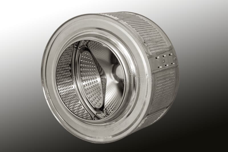 Steel Drum of a Washing Machine Stock Image - Image of clean, grey ...