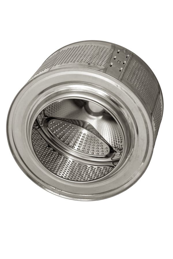 Steel Drum of a Washing Machine. Stock Image - Image of radial ...