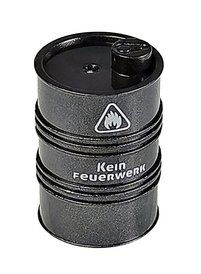 Steel Drum of Caustic Material Stock Image - Image of radiation, steel ...