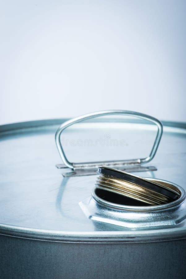 Steel Drum for Dangerous Chemicals Stock Photo - Image of background ...