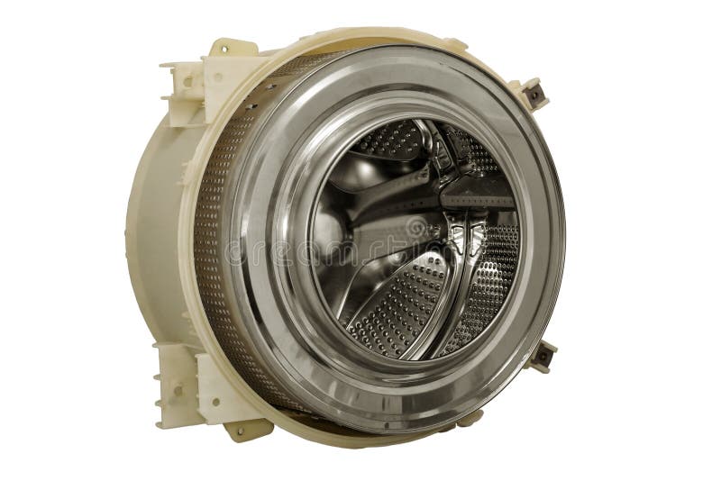 Steel Drum of a Washing Machine. Stock Image - Image of radial ...