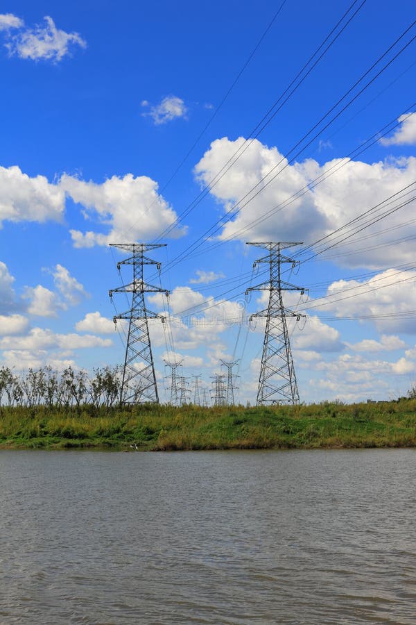 Steel electricity pylon stock photo. Image of energy - 33519012