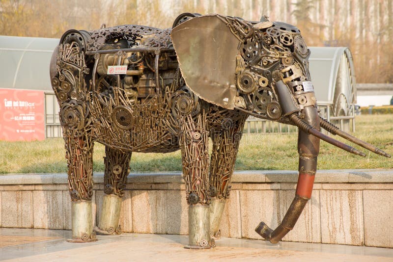 Elephants Steel Stock Photos - Free & Royalty-Free Stock Photos from ...