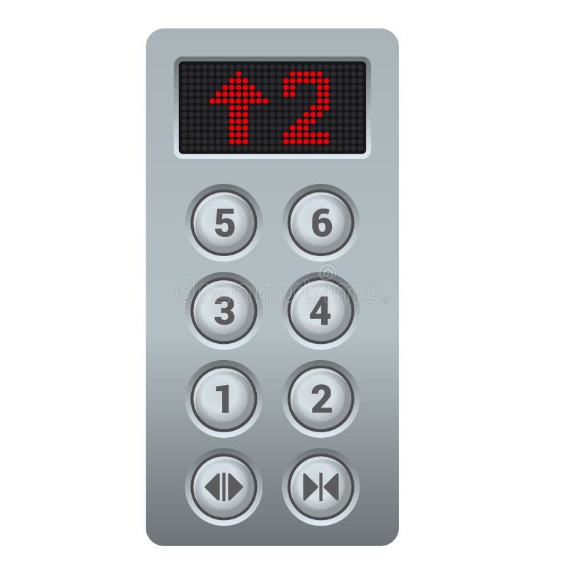 Steel Elevator Buttons Panel Set. Vector Stock Vector - Illustration of ... Steel Elevator Buttons Panel Set. Vector Stock Vector - Illustration of ...