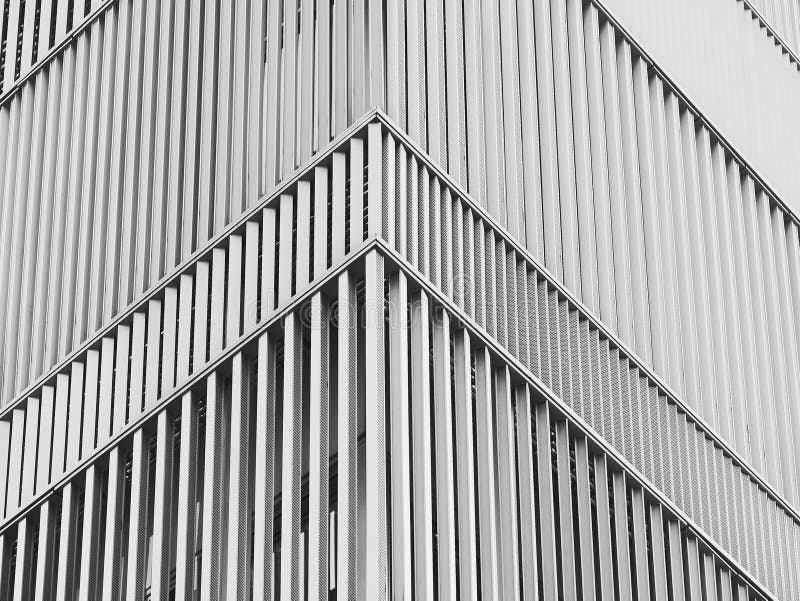Steel Facade Pattern Modern Building Corner Architecture Details Stock ...