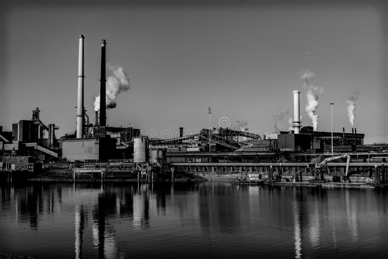 Steel factory editorial photography. Image of equipment - 113169132