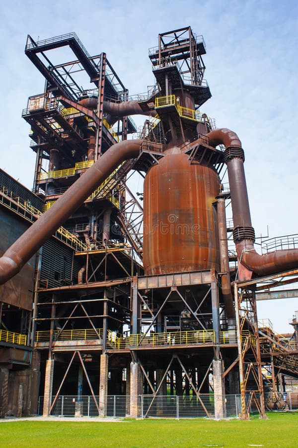 Steel factory stock image. Image of equipment, power - 39620769