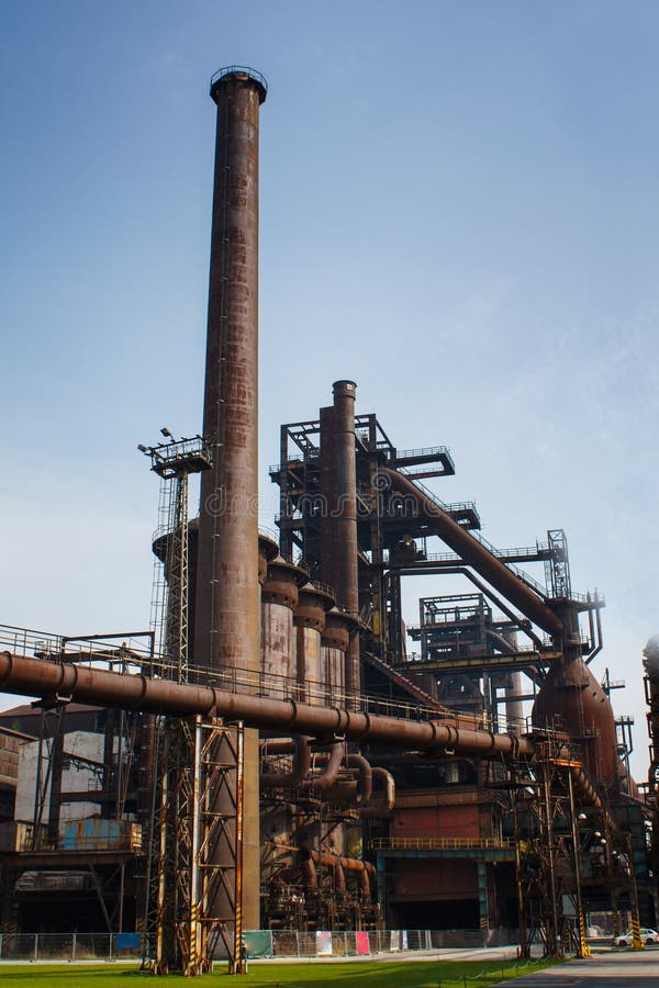 Steel factory stock image. Image of equipment, power - 39620769