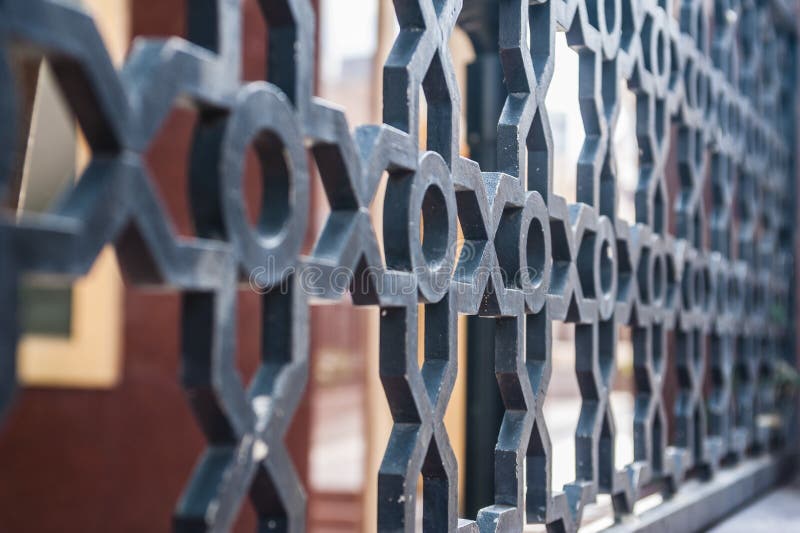 Steel fence stock image. Image of life, architecture - 57293485