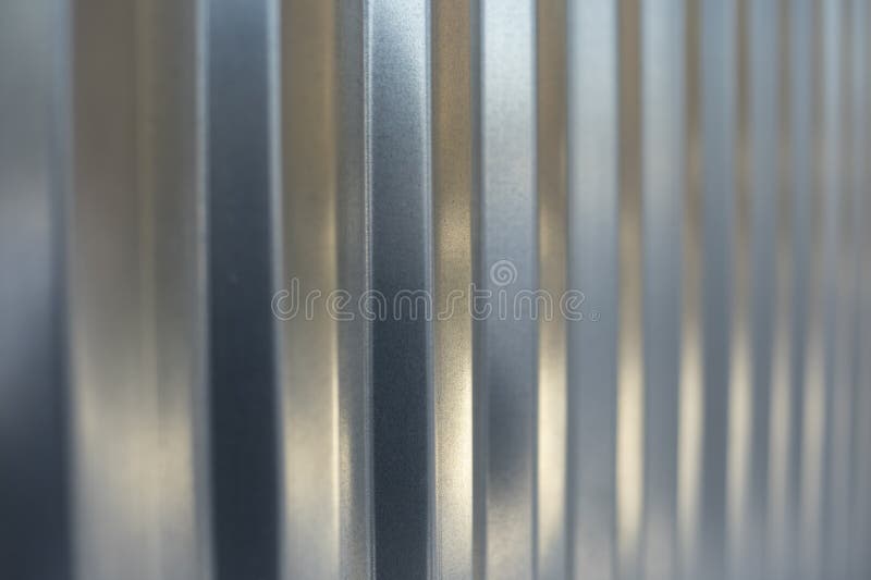 Steel Fence. Profile Sheet Texture Stock Image - Image of steel ...