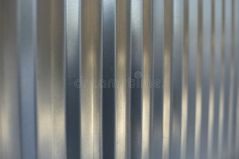 Steel Fence. Profile Sheet Texture Stock Image - Image of corrugated ...