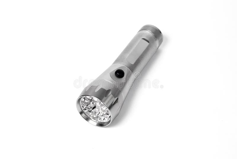 Steel flash light stock image. Image of white, light, illuminated - 6413783