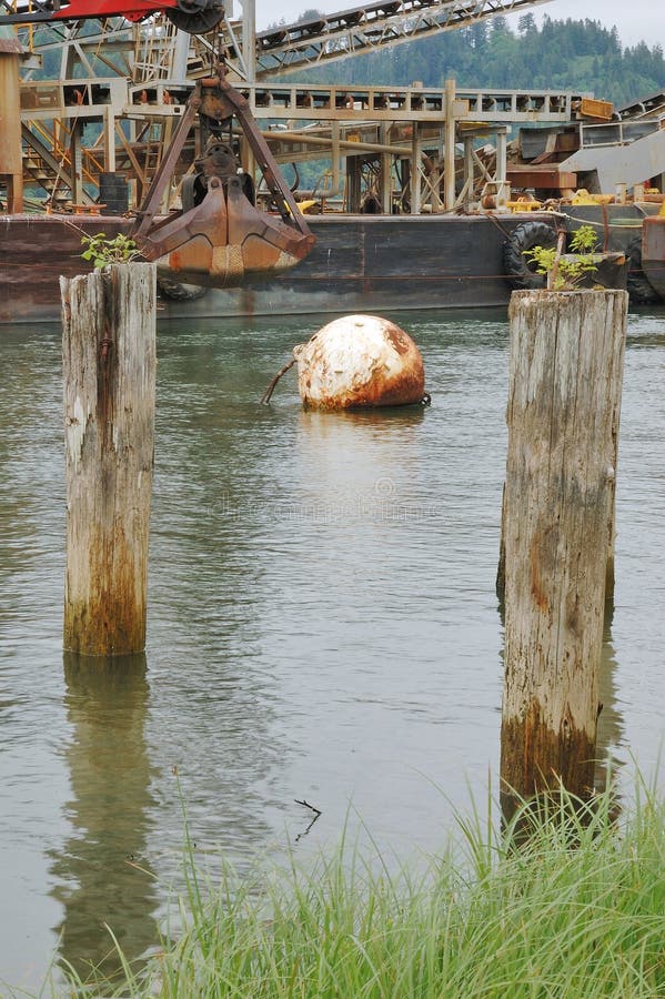 Steel Float stock image. Image of dredge, river, commercial - 29680703