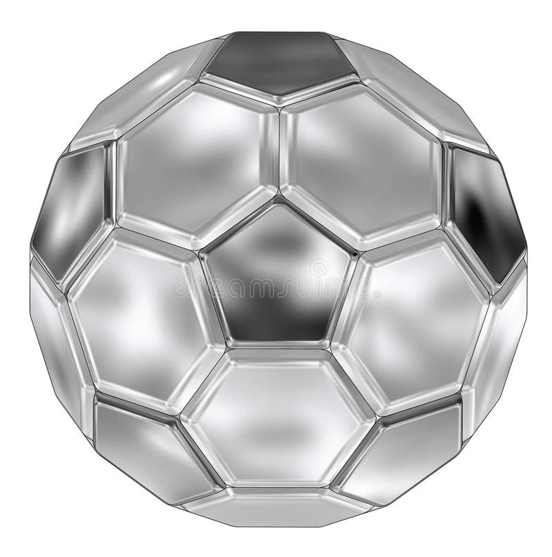 Steel football stock illustration. Illustration of football - 14507699