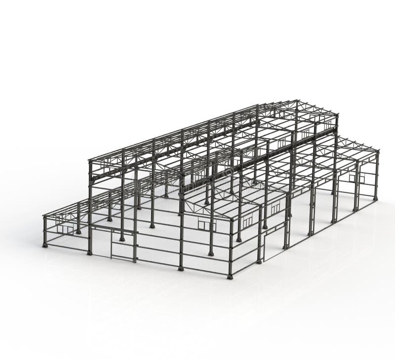 Steel frame stock vector. Illustration of frame, white - 7043546