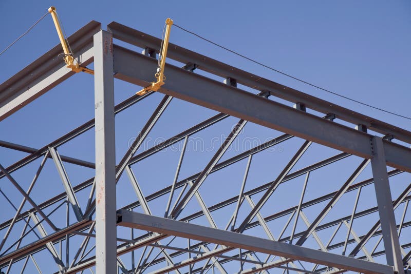 Steel Frame stock photo. Image of girder, metal, construction - 25354264
