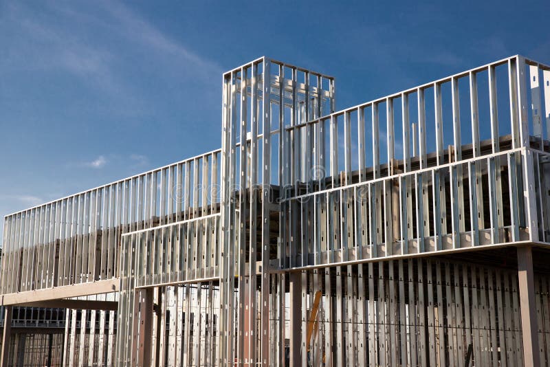 Metal Girder Extensive Scaffolding Providing Platforms for Stage ...