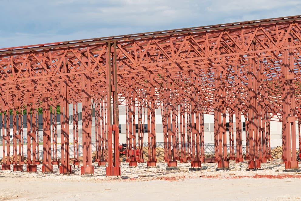 Steel Frame Construction. Metal Structures for the Construction of ...