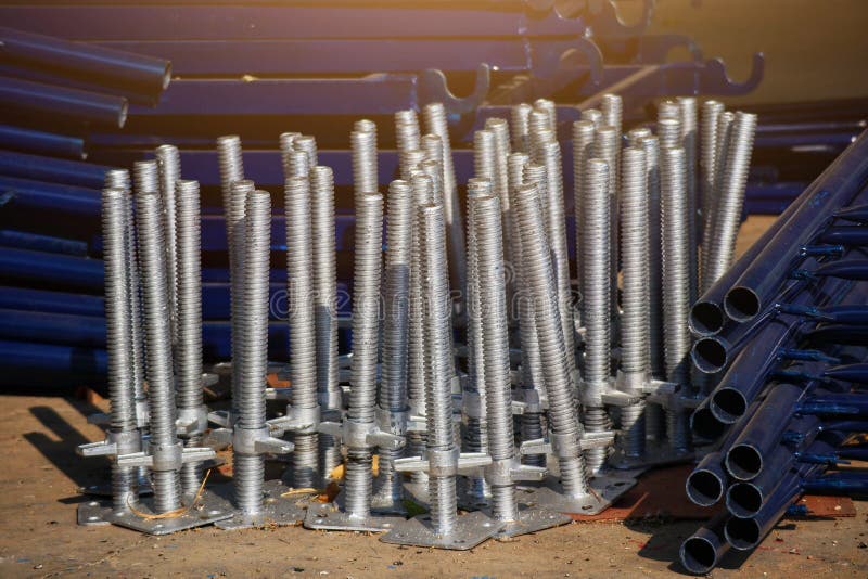 Steel Frame Saturday Stage Silver and Blue in Industrial Plants Stock ...