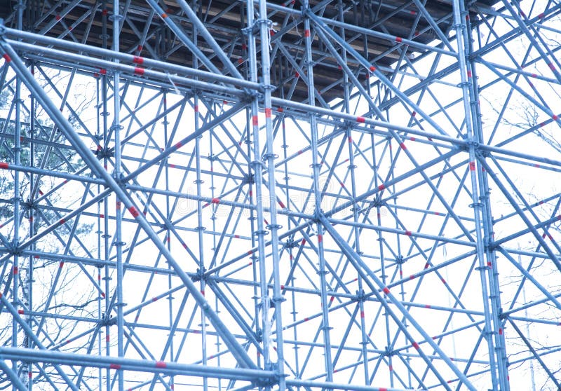 Steel frame structure stock photo. Image of business - 90432256