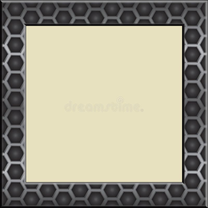 Steel Frame. Vector Illustration Decorative Design Stock Vector ...