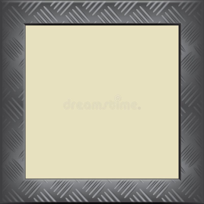 Steel Frame. Vector Illustration Decorative Design Stock Vector ...