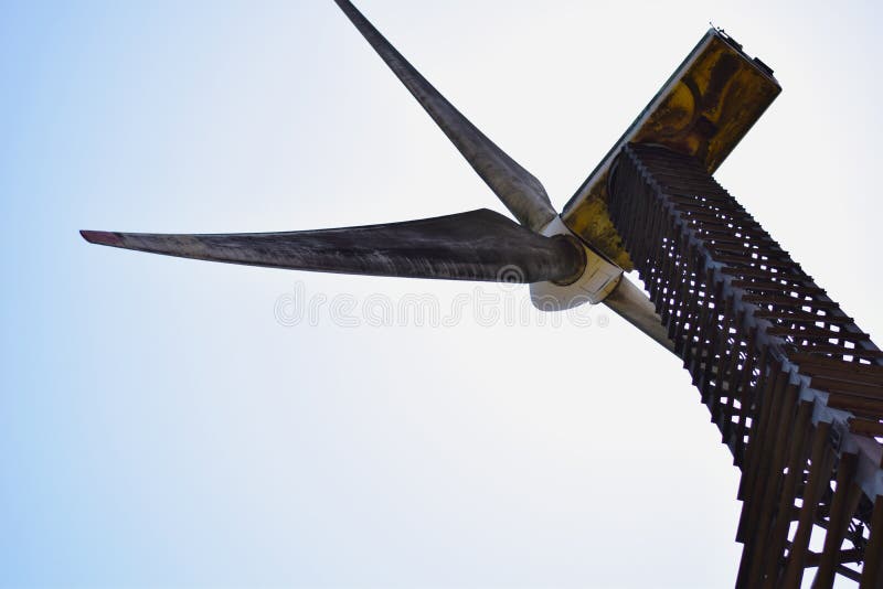 Steel Frame Wind Mill stock image. Image of bottom, seat - 114385353