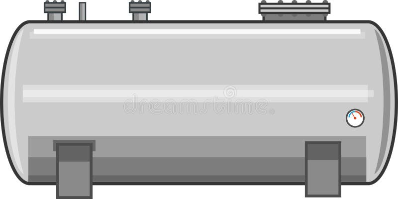 Steel Fuel Tank Vector stock vector. Illustration of icon - 103058000