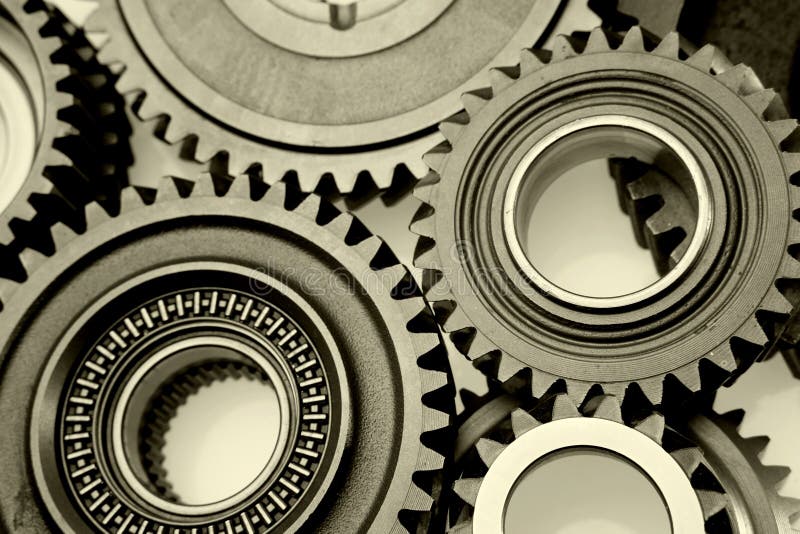 Ball-bearing with gears stock photo. Image of mechanical - 1812474