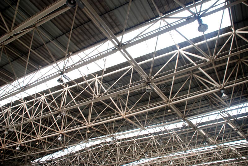 The steel tube structure stock photo. Image of steel, architecture ...