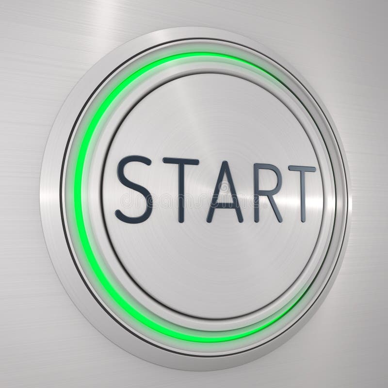 Start button stock illustration. Illustration of push - 29771670