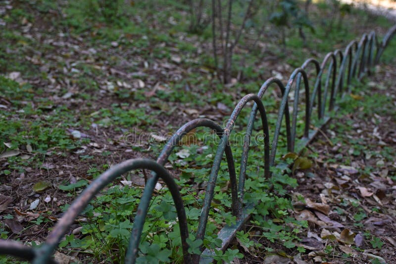 Steel in the grass stock image. Image of steel, park - 101376403