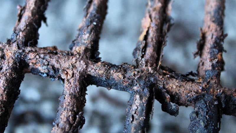 Steel Grating with Heavy Rust and Corrosion Oxidation Texture Grunge ...