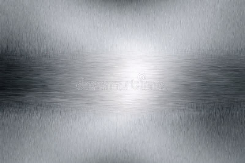 Steel Gray Brushed Metal Texture with Linear Grain, Background for Copy ...