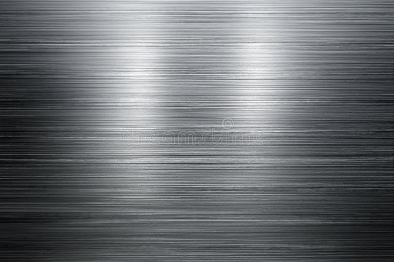 Steel Gray Brushed Metal Texture with Linear Grain, Background for Copy ...