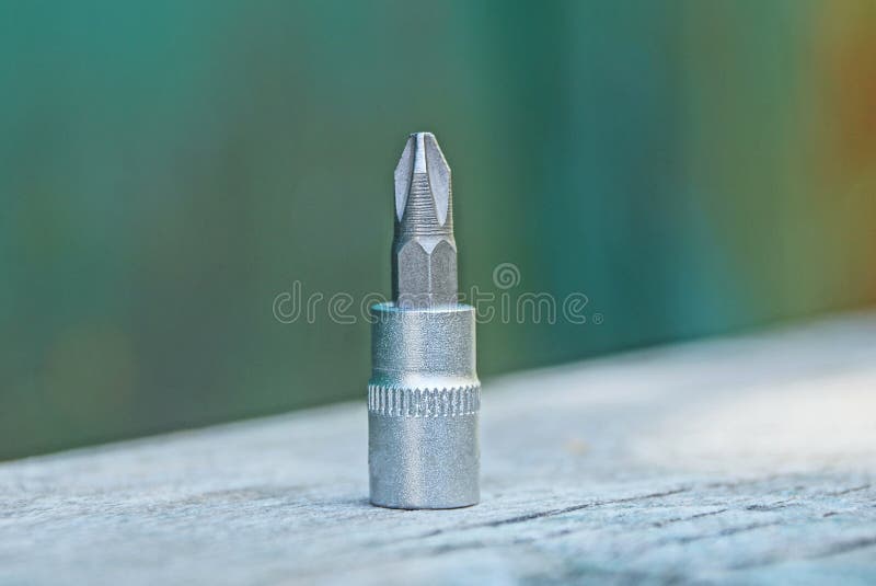 Steel Gray Tool from a Small Screwdriver Stock Photo - Image of ...